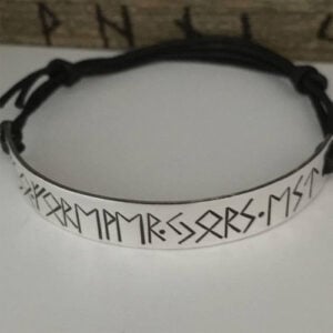 Rune Bracelet - Custom Runes - Adjustable Sliding Knot - The Wicked Griffin