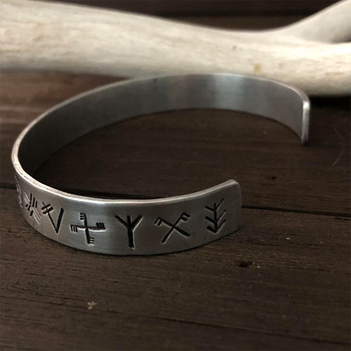 Vinca Symbol Bracelet - Neolithic Symbols - The Wicked Griffin