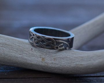 Silver Jormungandr Ring - The Wicked Griffin