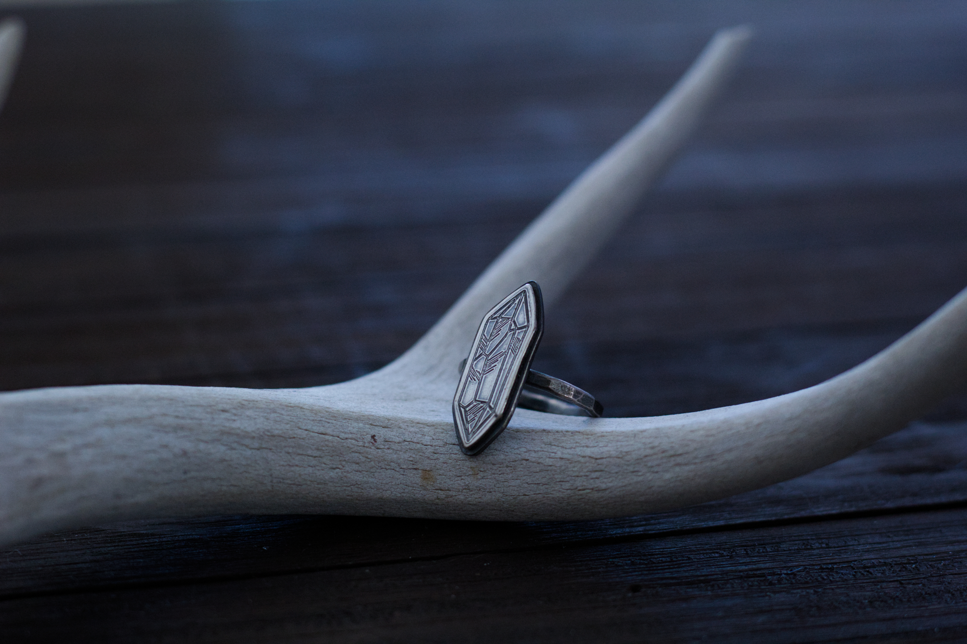 Silver Crystal Point Ring - The Wicked Griffin