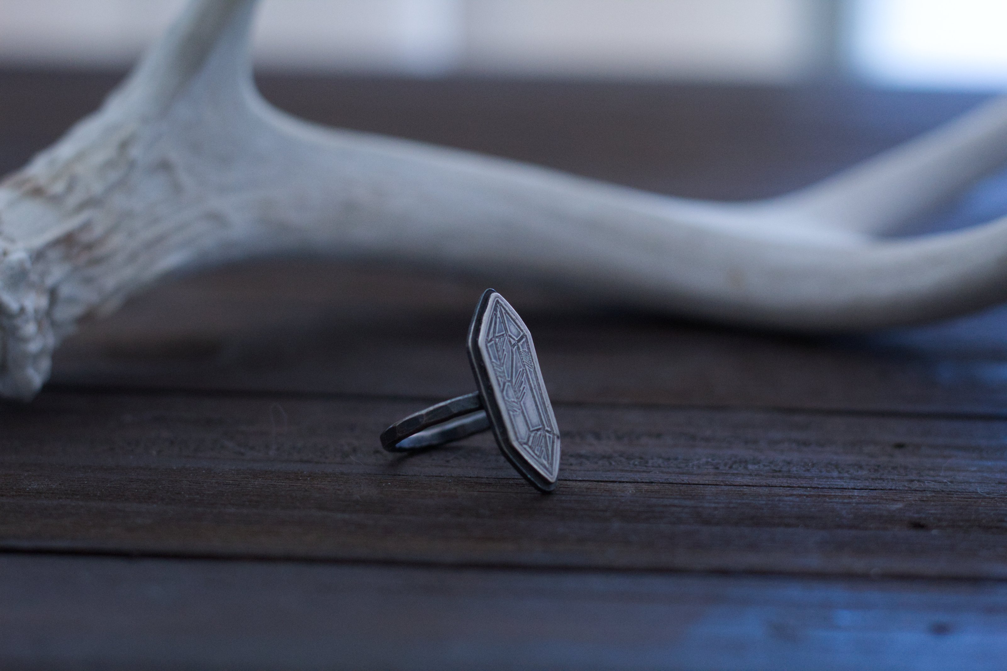 Silver Crystal Point Ring - The Wicked Griffin