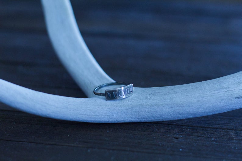 Tiny Moon Phases Ring - The Wicked Griffin