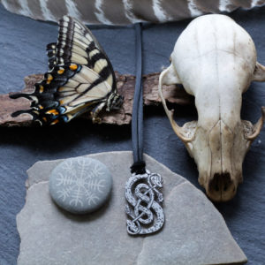 Large Loki Necklace - Urnes Snakes - The Wicked Griffin