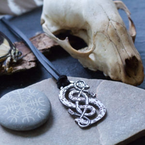 Large Loki Necklace - Urnes Snakes - The Wicked Griffin