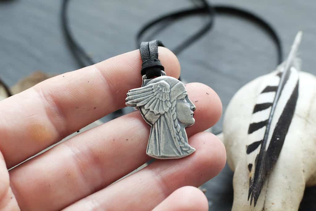 Silver Valkyrie Pendant - The Wicked Griffin