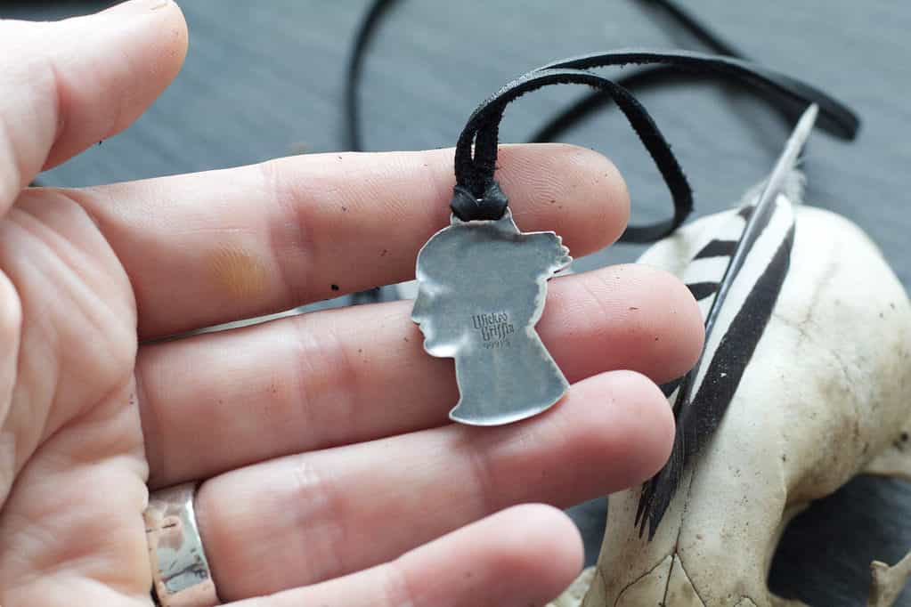 Silver Valkyrie Pendant - The Wicked Griffin