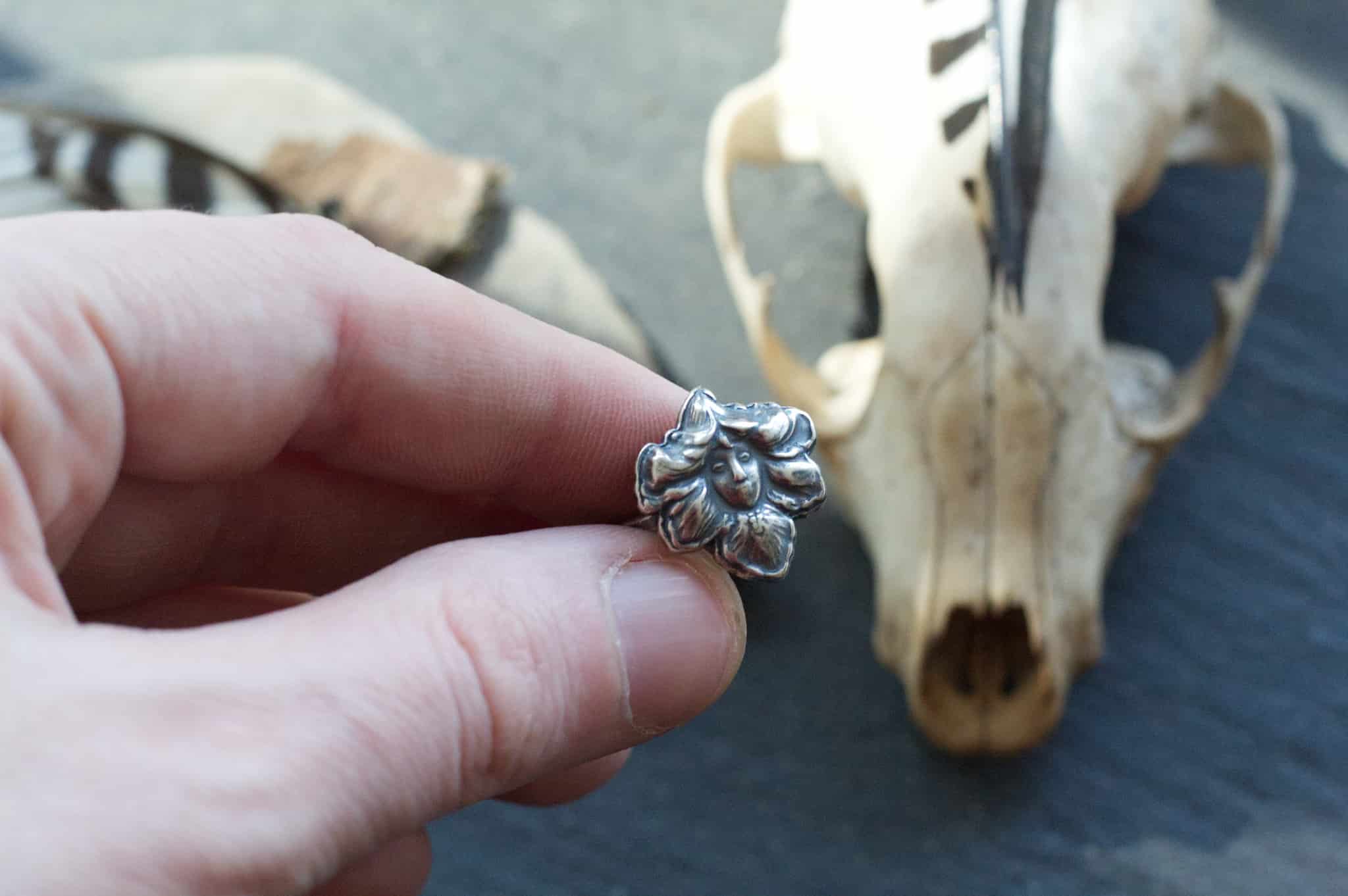 Silver Flower Fairy Ring - Pagan Spring Holiday Floralia - The Wicked ...