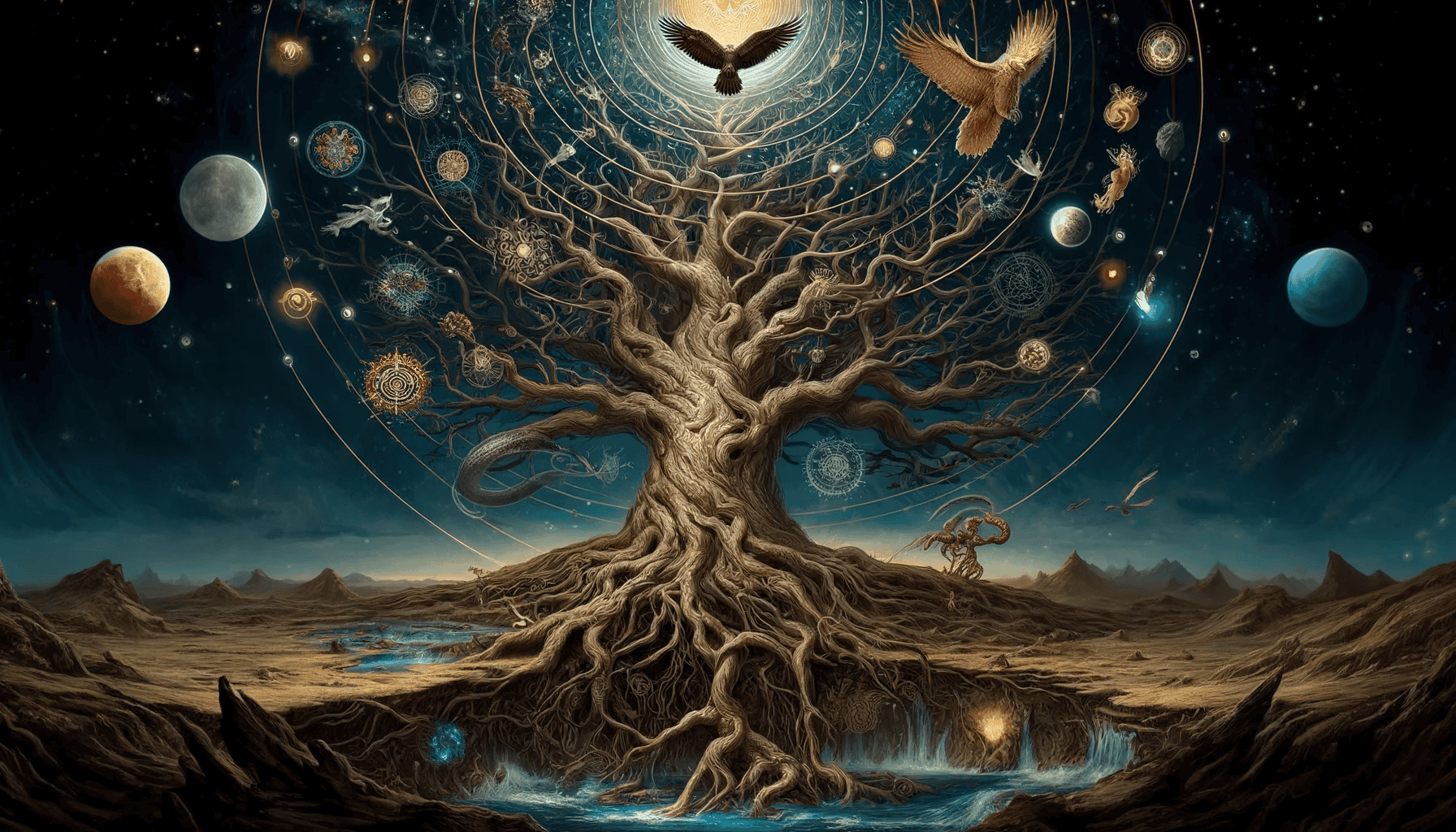 9 Norse Worlds Explained: The Cosmology of Mythology - The Wicked Griffin