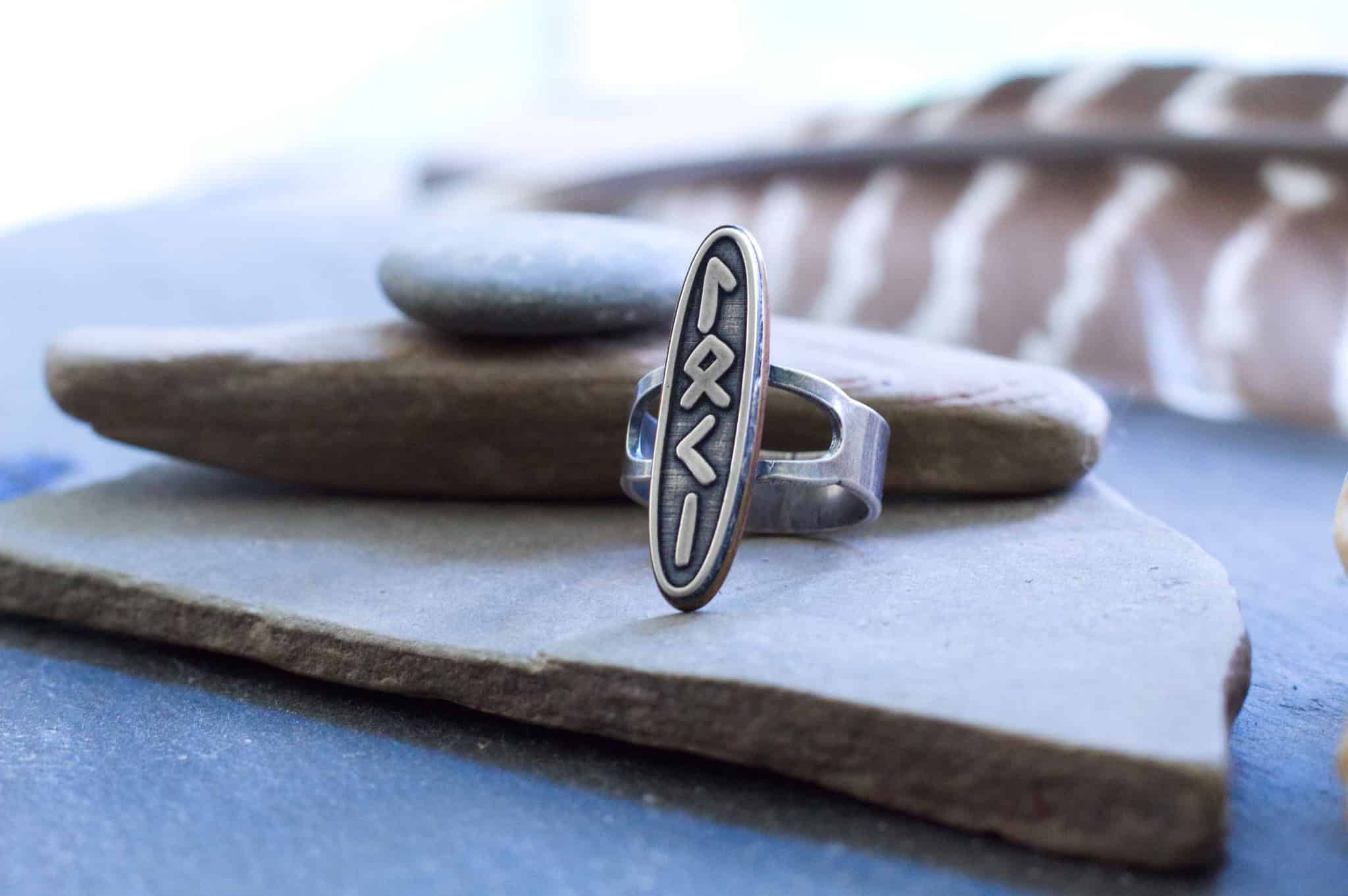 Loki Ring - Saddle Style - The Wicked Griffin