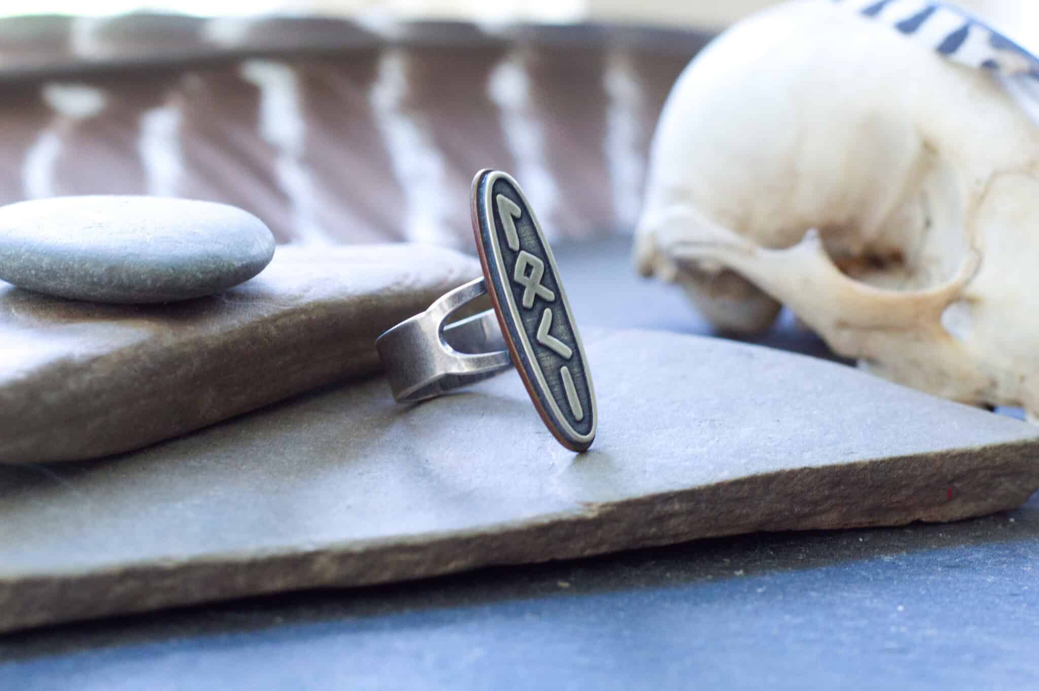 Loki Ring - Saddle Style - The Wicked Griffin