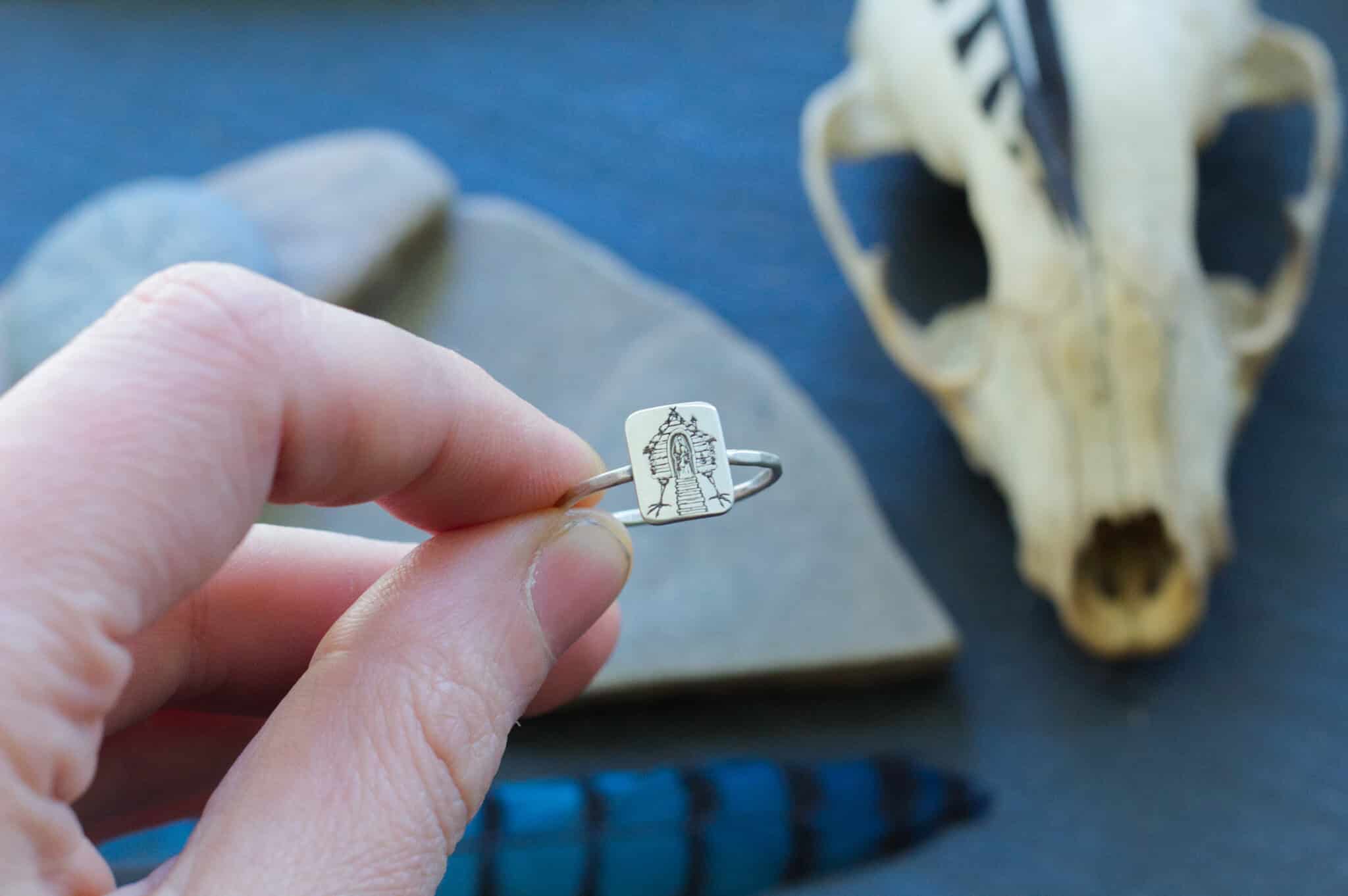 Baba Yagas House on Chicken Legs Ring - The Wicked Griffin