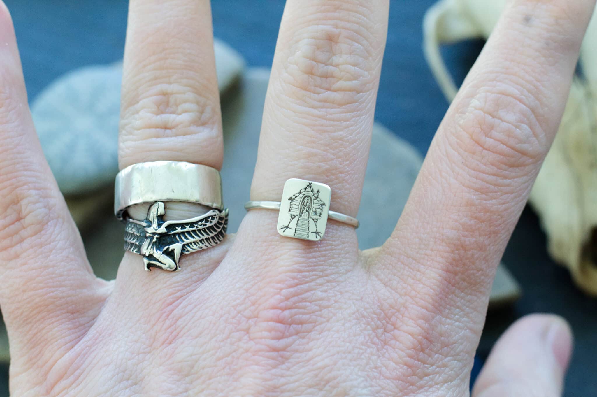 Baba Yagas House on Chicken Legs Ring - The Wicked Griffin