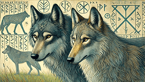 Geri and Freki: Odin's Wolves in Norse Mythology - The Wicked Griffin