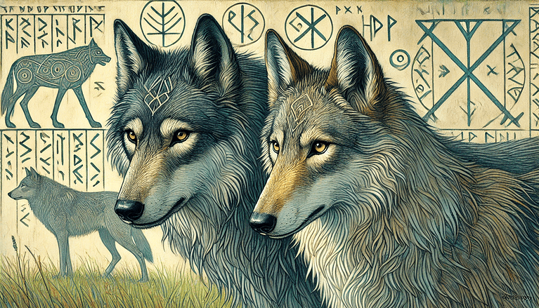 Geri and Freki: Odin's Wolves in Norse Mythology - The Wicked Griffin