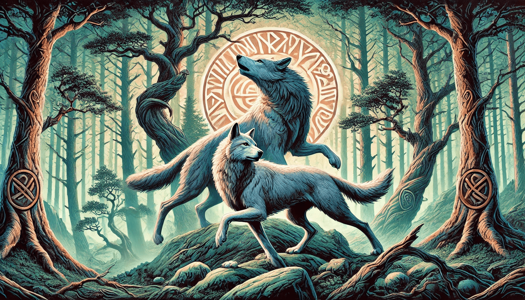 Geri and Freki: Odin's Wolves in Norse Mythology - The Wicked Griffin