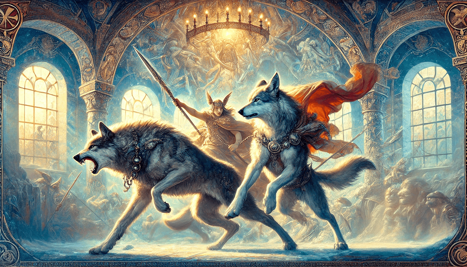 Geri and Freki: Odin's Wolves in Norse Mythology - The Wicked Griffin