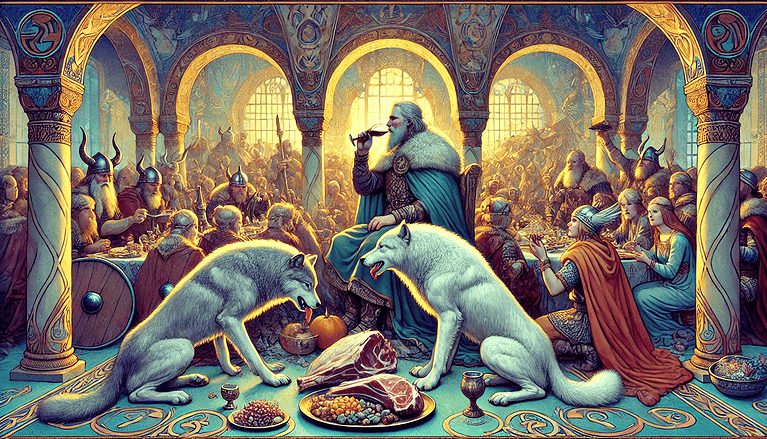 Geri and Freki: Odin's Wolves in Norse Mythology - The Wicked Griffin