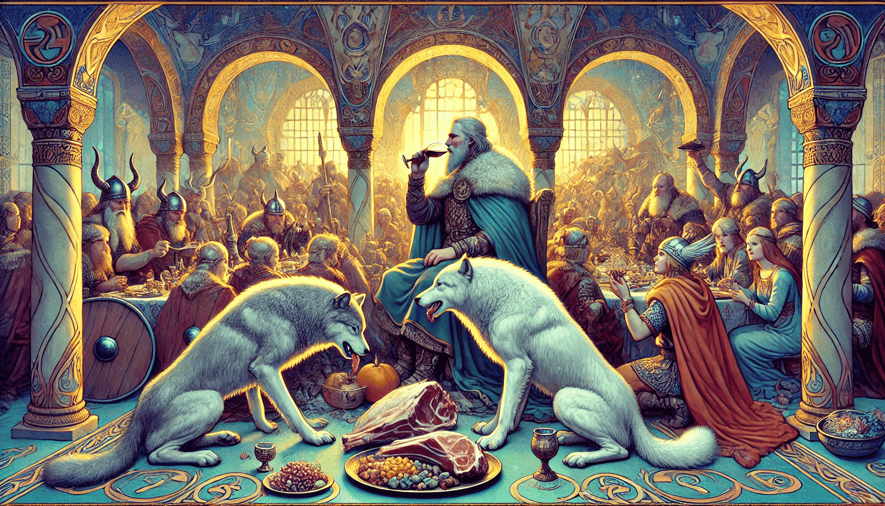 Geri and Freki: Odin's Wolves in Norse Mythology - The Wicked Griffin