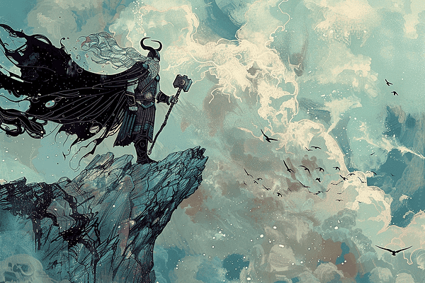 Odin and Thor: When Wisdom and Thunder Roar - The Wicked Griffin