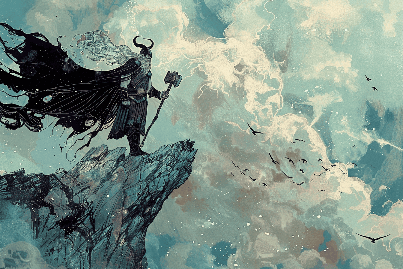 Odin and Thor: When Wisdom and Thunder Roar - The Wicked Griffin