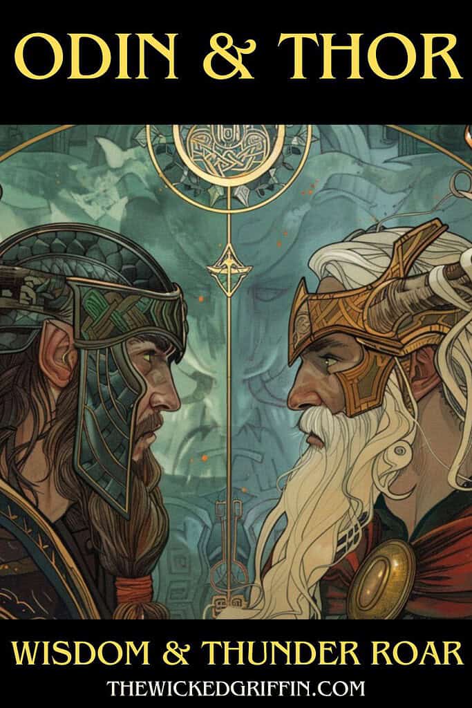 Odin and Thor: When Wisdom and Thunder Roar - The Wicked Griffin