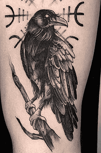 70 Inspiring Odin’s Ravens Tattoo Designs to Embrace Norse Paganism ...