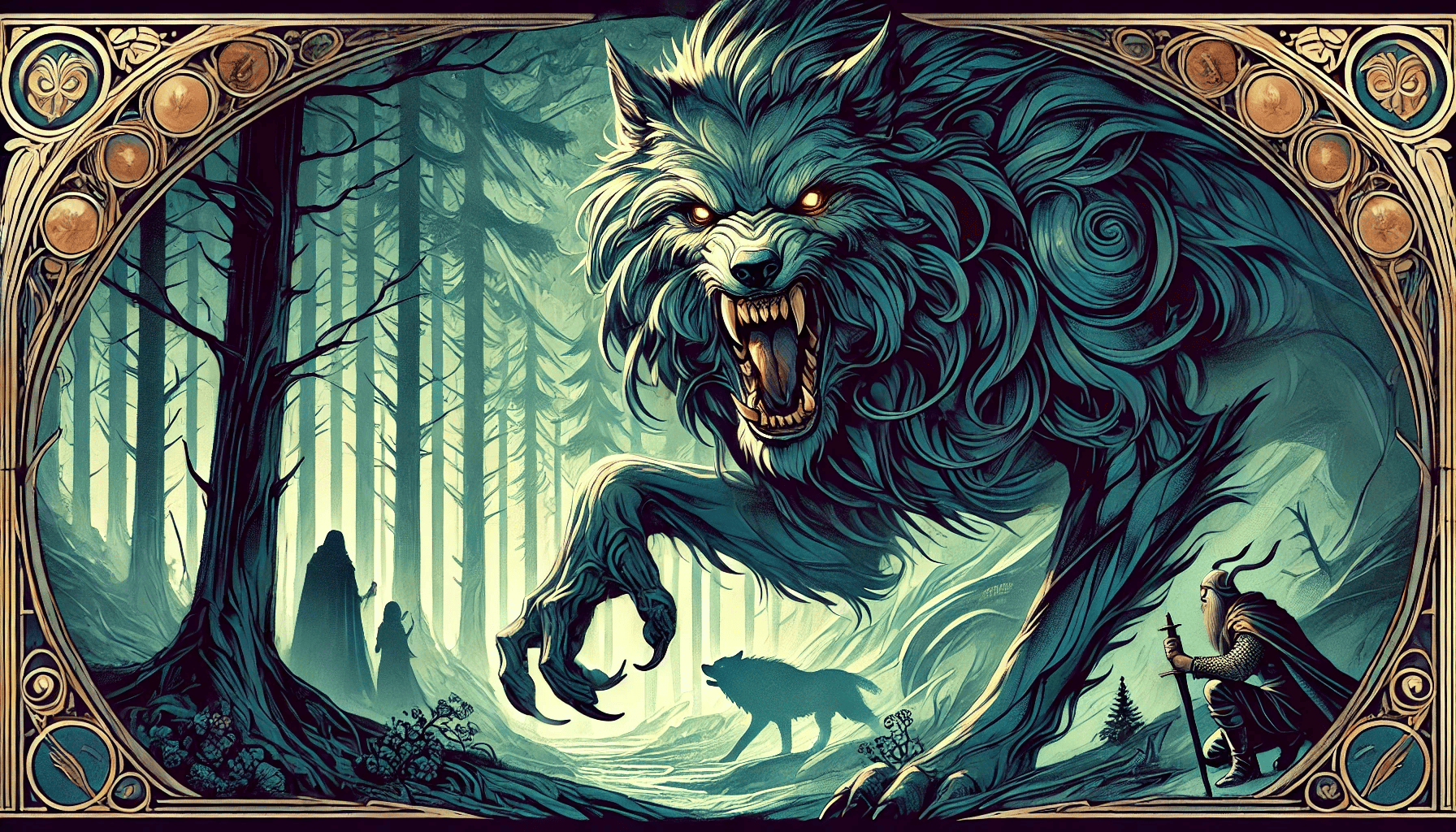 The Epic Battle of Odin and Fenrir: A Norse Mythology Showdown - The Wicked Griffin