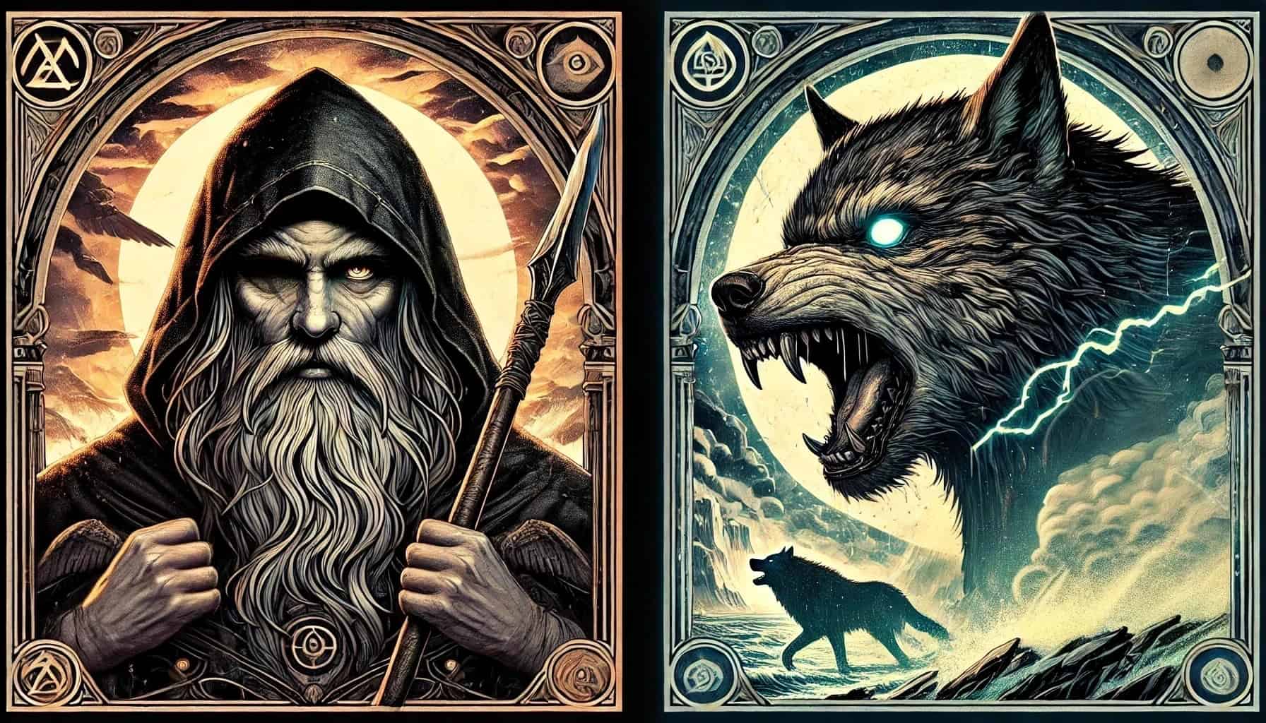 The Epic Battle of Odin and Fenrir: A Norse Mythology Showdown - The ...