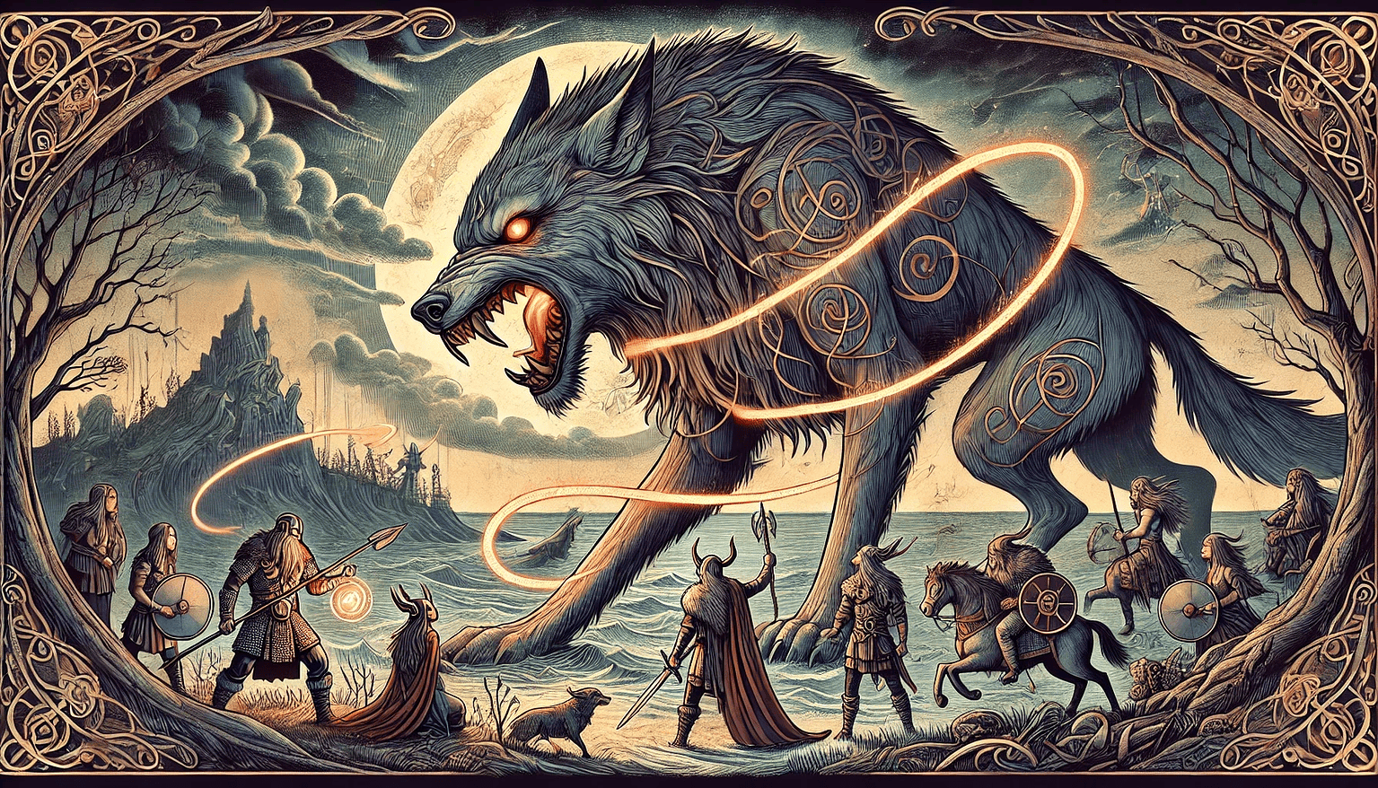 The Binding of Fenrir: How the Great Wolf Was Imprisoned - The Wicked ...
