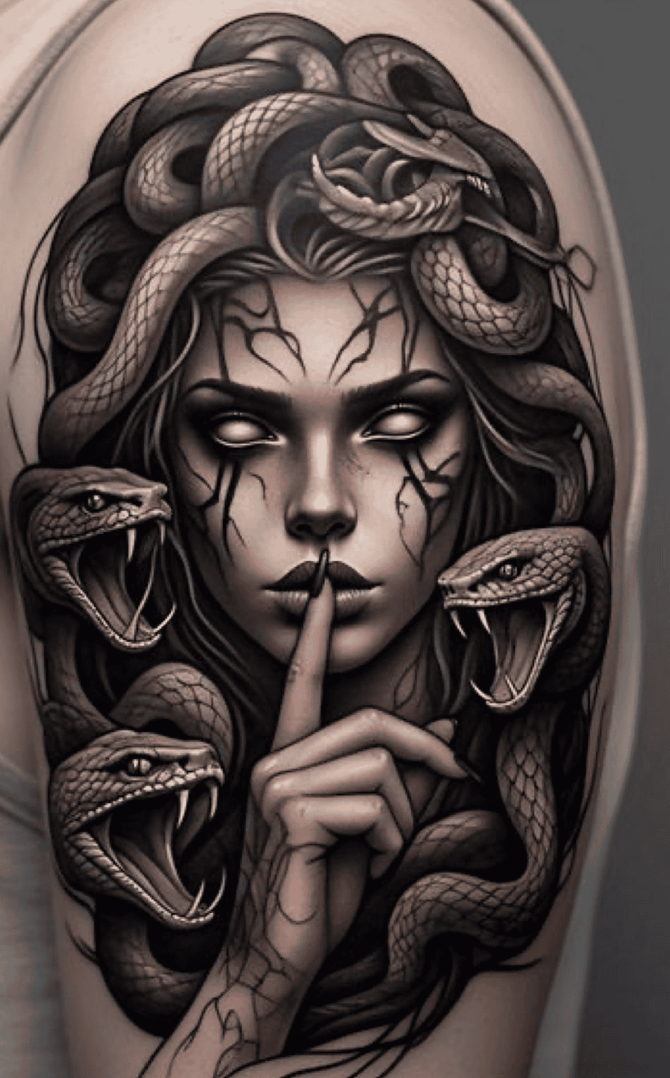 67 Unique Medusa Tattoo Ideas from Greek Mythology and Their Meanings ...