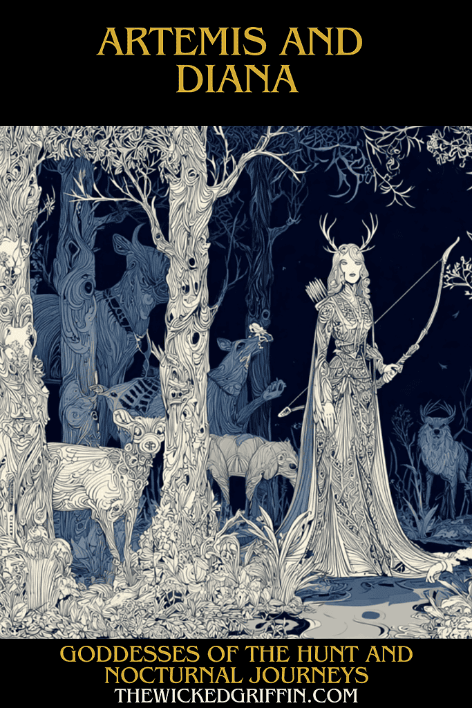 Artemis and Diana: Goddess of the Hunt, Myth, and the Night-Riding ...