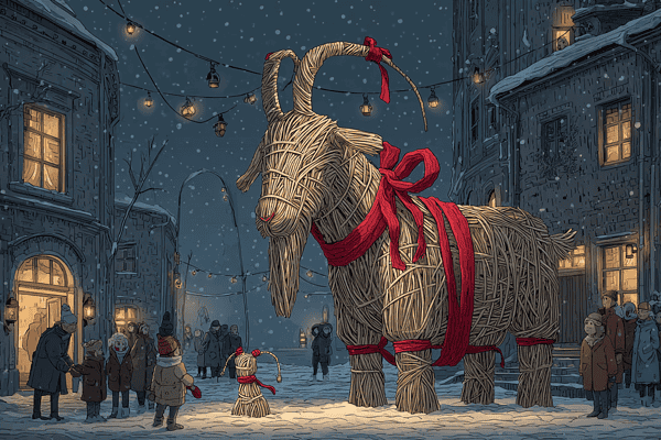 The Yule Goat: A Scandinavian Christmas Goat With Deep Norse Roots ...