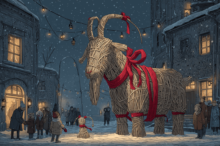 The Yule Goat: A Scandinavian Christmas Goat With Deep Norse Roots ...