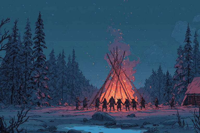 Winter Solstice Celebration: Rituals of Fire, Water, and Renewal in ...