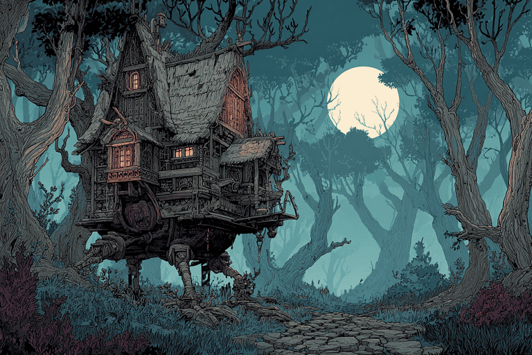 Baba Yaga and the Enchanted Hut on Chicken Legs: A Journey Into Slavic ...