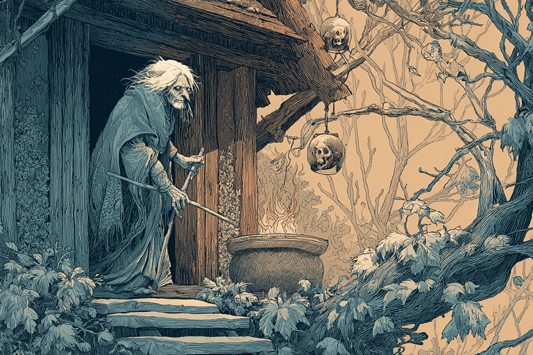 Baba Yaga and the Enchanted Hut on Chicken Legs: A Journey Into Slavic ...