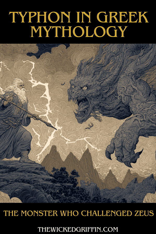 Typhon Greek Mythology: The Monster Who Challenged Zeus - The Wicked ...