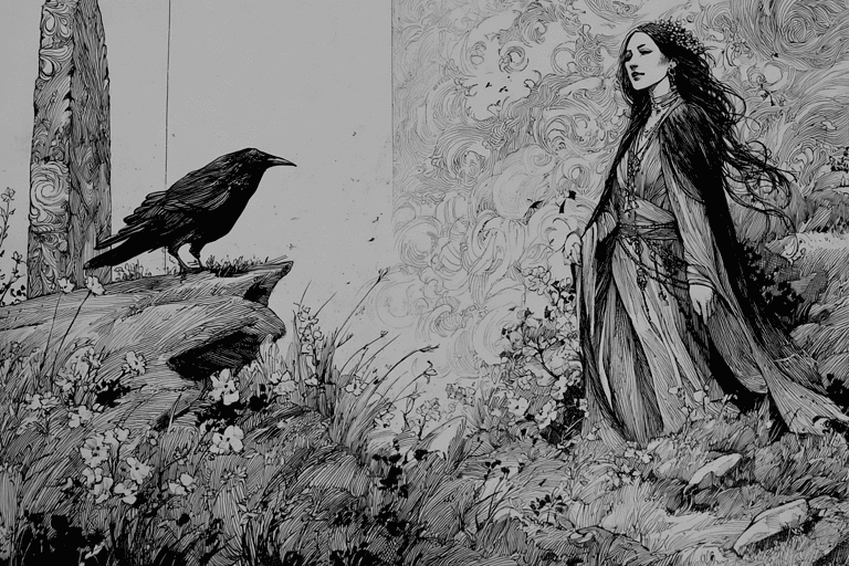 The Morrígan: A Celtic Goddess of Sovereignty, and Fate in Irish ...